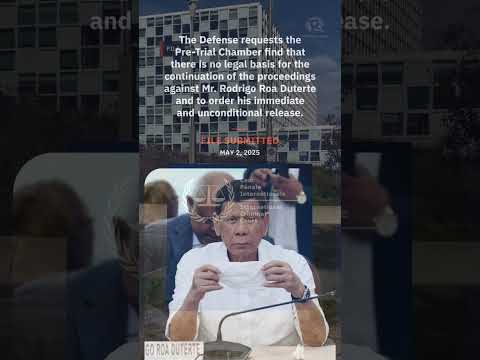 Duterte asks ICC to junk case on basis of no jurisdiction