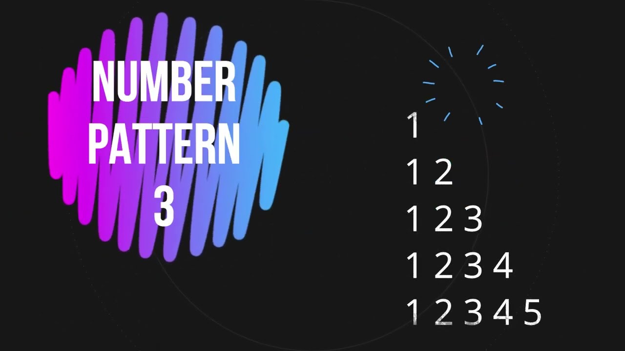 Number pattern 3 || Patterns in java #patterns #thecodingduniya #programming #coding #youtube