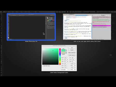 RGB and RGBA color