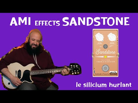 Ami Effects Sandstone silicon treble booster pedal | Reverb