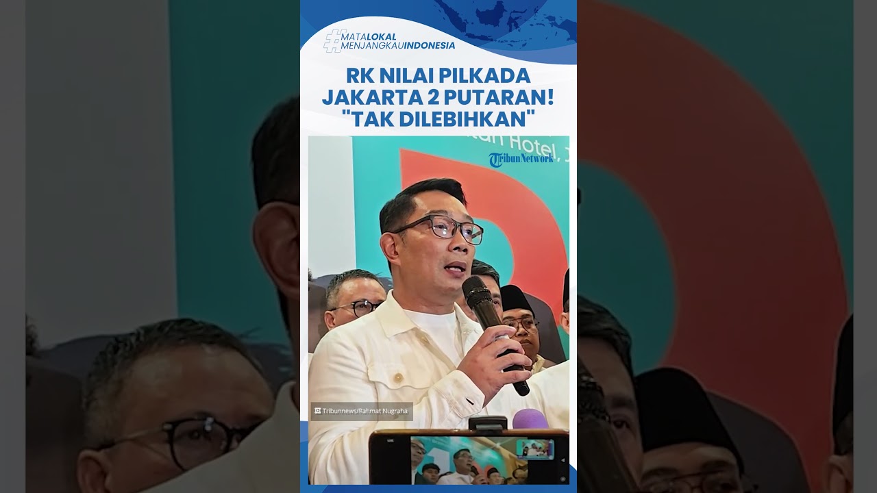 Hasil Quick Count Ridwan Kamil-Suswono Kalah Tipis dengan Pramono-Rano, RK Nilai Ada Putaran ...