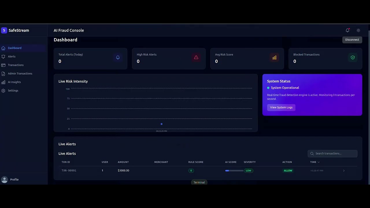 SafeStram - Devpost Hackathon project demo