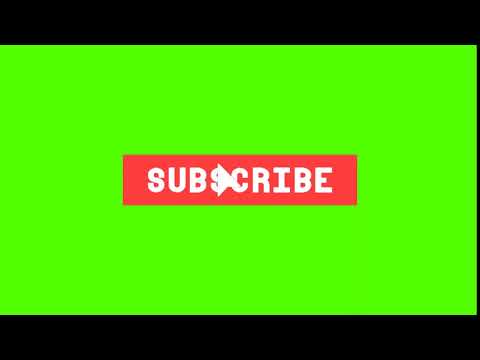 SUBSCRIBE AND TURN ON NOTIFICATIONS GREEN SCREEN