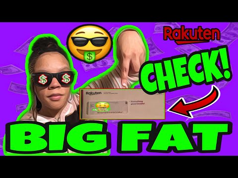 My "BIG FAT CHECK" From Rakuten (RAKUTEN PAYMENT PROOF)