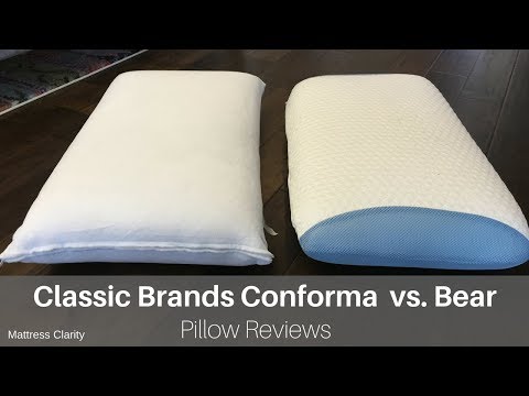 Pillow Reviews: Classic Brands Conforma vs. Bear