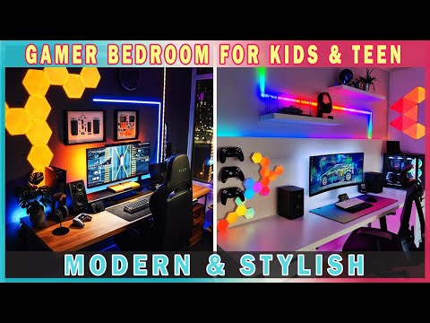BEST COLLECTION! 40+ Gaming Themed Bedroom For Kids & Teen Boys 2023