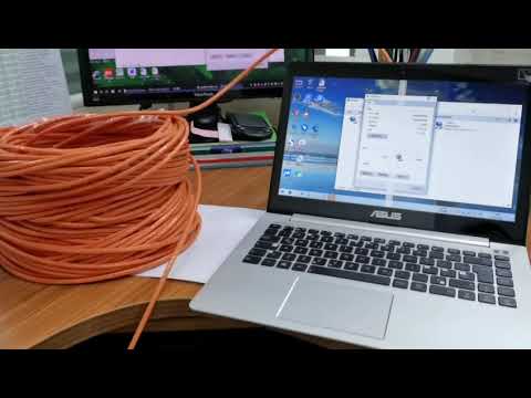 UTP CAT6 LAN Cable of 100 Meters Testing Pass Through 1G