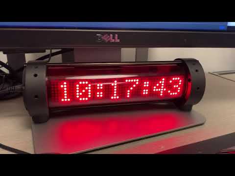 GitHub - K1WIZ/ESP32-8x48-Matrix-clock: An NTP based clock using ESP32 and MAX7219 FC16 Displays