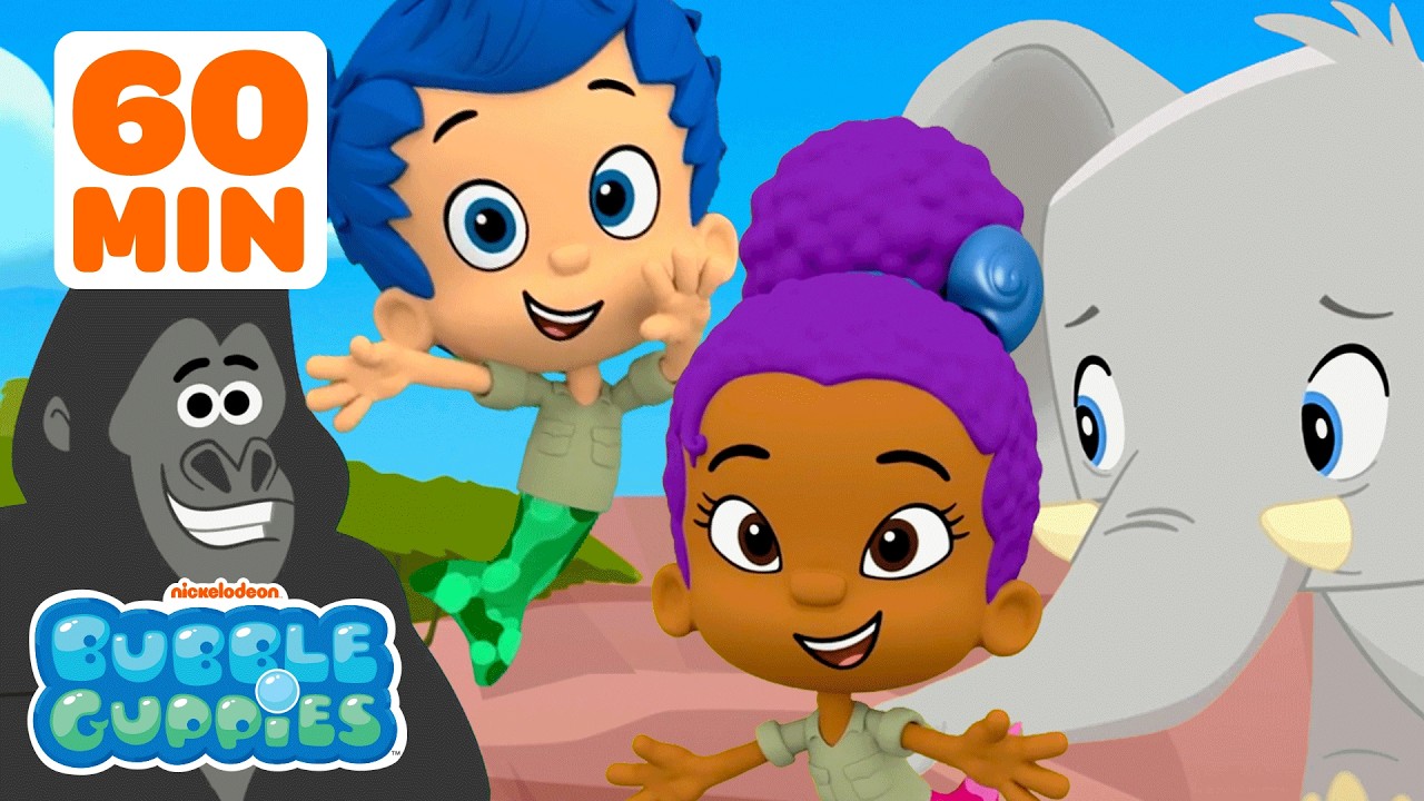 Zooli & Gil Visit Africa! | Save the Animals | Bubble Guppies