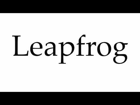 How to Pronounce Leapfrog