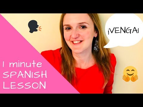 Mini Pincho - Useful and quick Spanish lesson: VENGA!