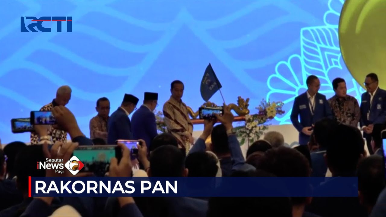 Presiden Jokowi, Erick Thohir dan Ganjar Pranowo Hadiri Rakornas PAN  #SeputariNewsPagi 27/02