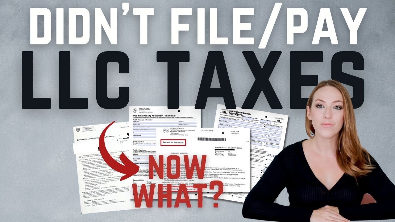 I Didn't Pay My CA  LLC Tax or File My LLC Tax Return - FTB Notice Demand for LLC Return of Income