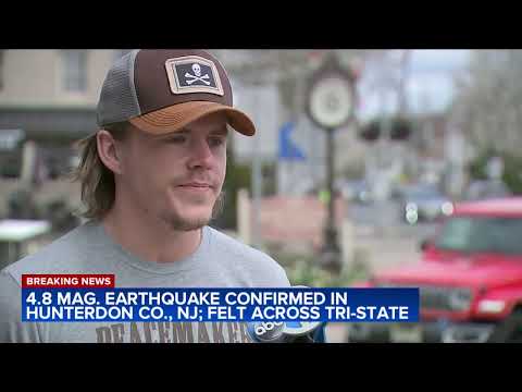 People talk about experiences near the epicenter of earthquake in NJ