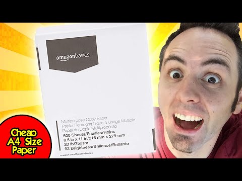 CHEAP A4 SIZE PAPER | AmazonBasics A4 Printer Paper Review