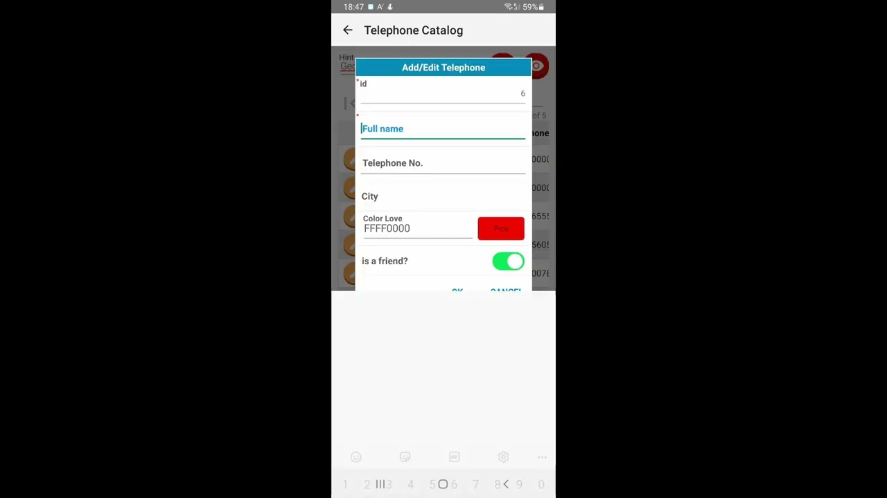 Example Android App made with B4X/EasyCode