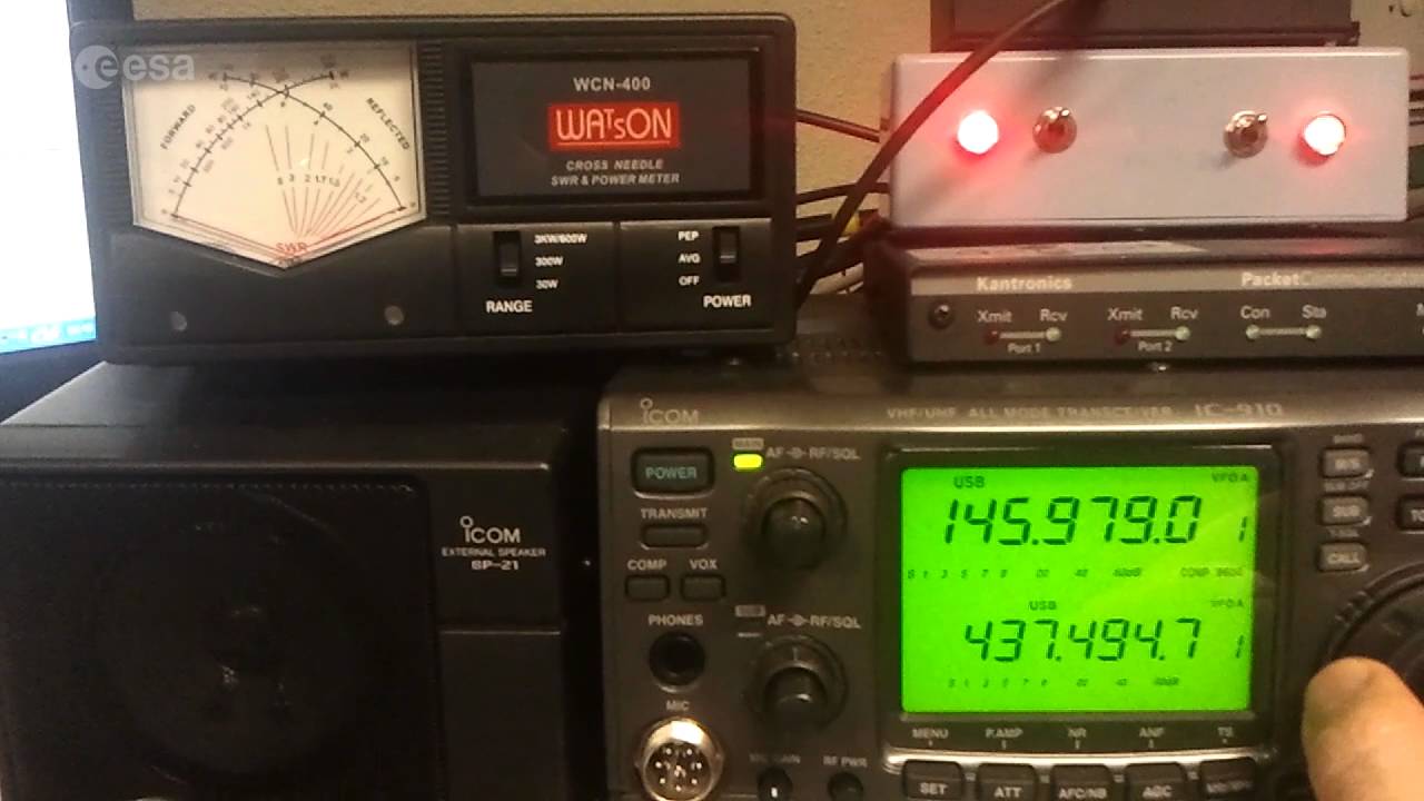 Recording of student-built OUFTI-1 CubeSat