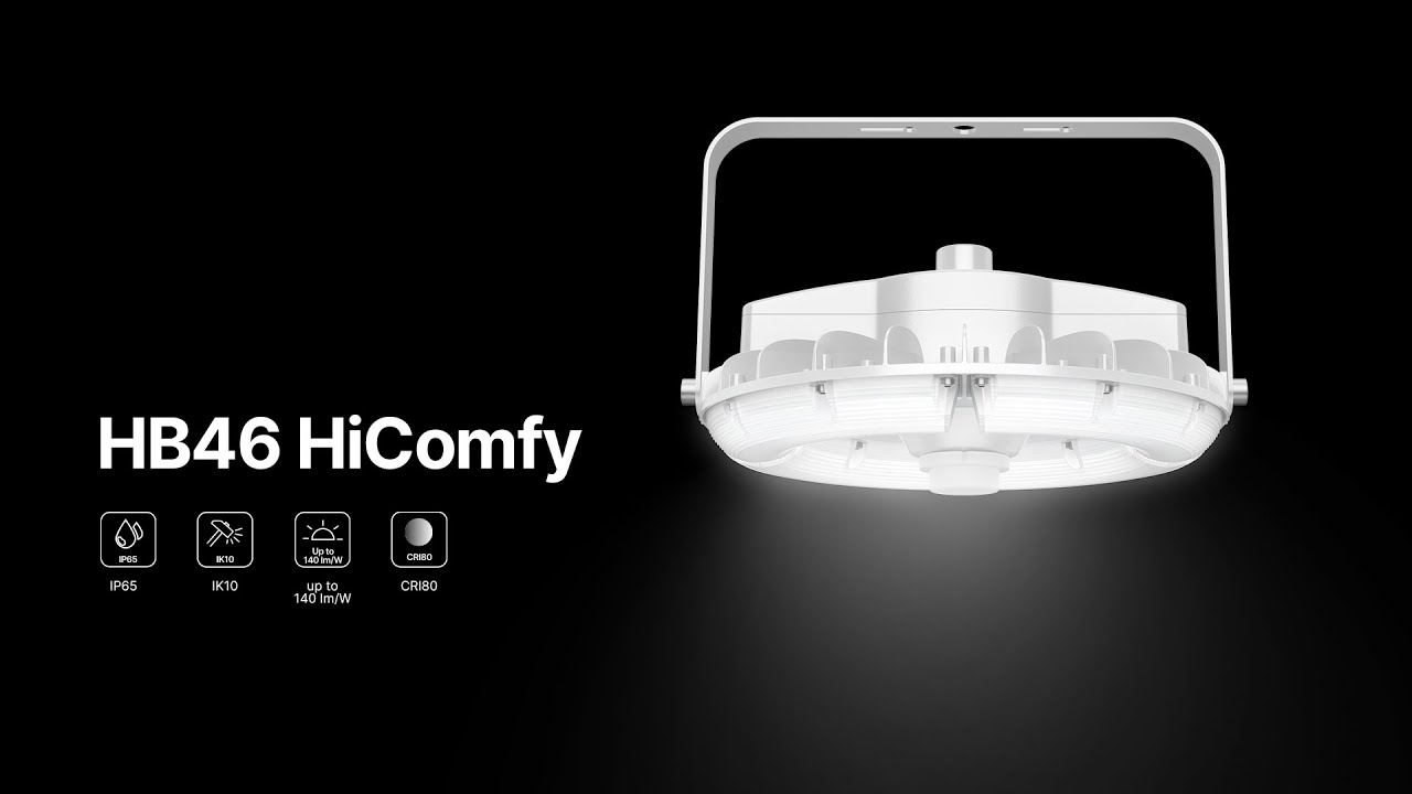HB46 Low UGR & Sensor-ready Circular Highbay - AGC Lighting