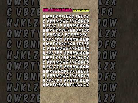 🦅👁️ Eagle Eyes Needed! Can You Find the 3 Hidden Words?