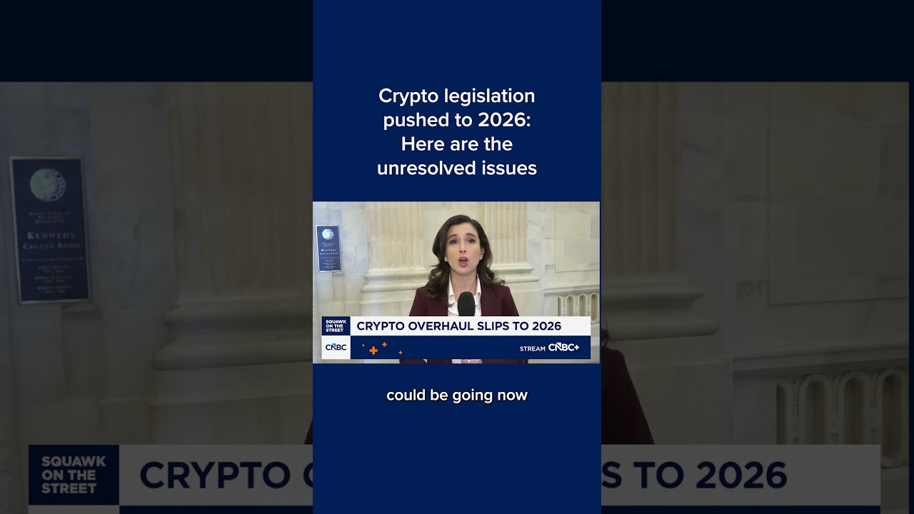 Crypto legislation pushed to 2026: Here are the unresolved issues