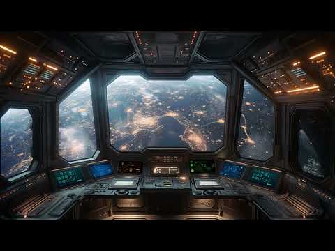 Radio Chatter from Spaceship Bridge. Sci-Fi Ambiance for Sleep, Study, Relaxation