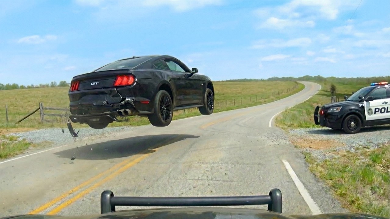 Craziest Mustang Police Chases Caught on Dashcam