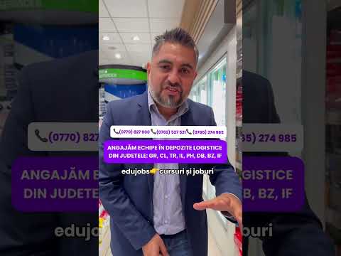 Angajăm din București, Ilfov și din județele limitrofe, maxim 70 km de București. #edujobs #job