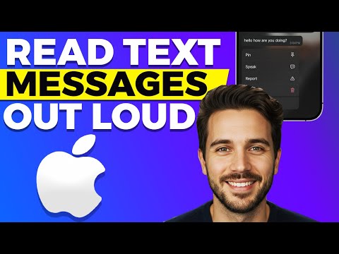 How To Set Up iPhone To Read Text Messages Out Loud