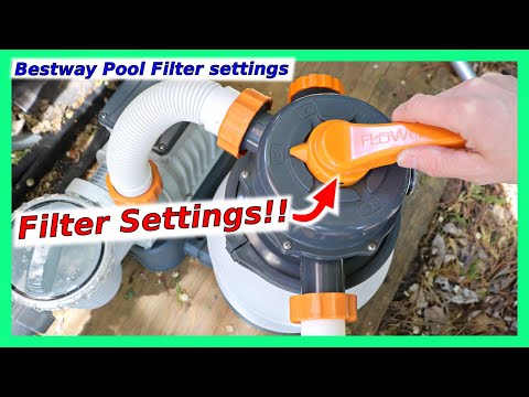 Bestway Pool FILTER Settings: Pool pump Settings