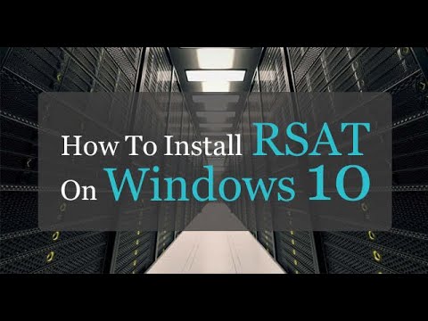 RSAT - remote server administration tools - windows 10 windows server2019