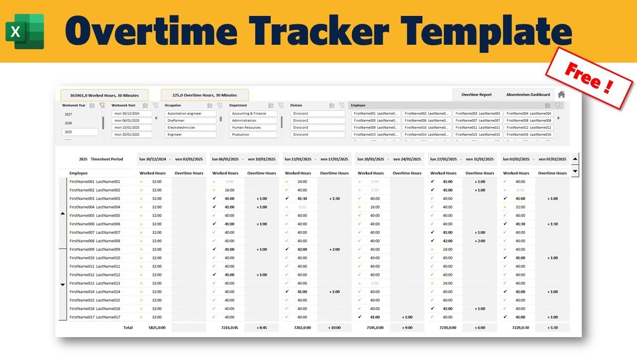 Employee Overtime Tracker