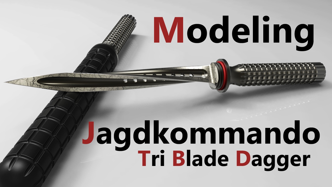 Modeling a Jagdkommando Tri Blade Dagger | CREO 3.0