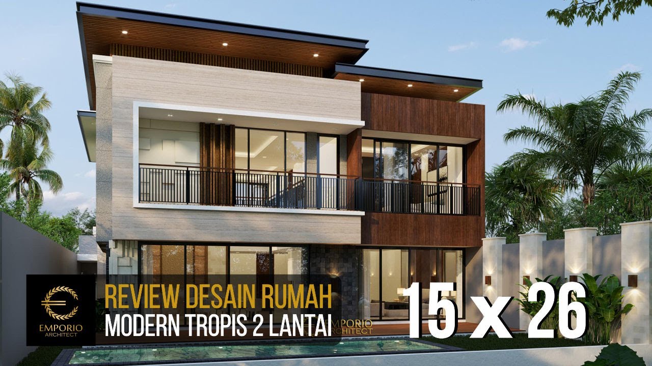 Video 3D Desain Rumah Modern 2 Lantai Bapak Ali - Denpasar, Bali