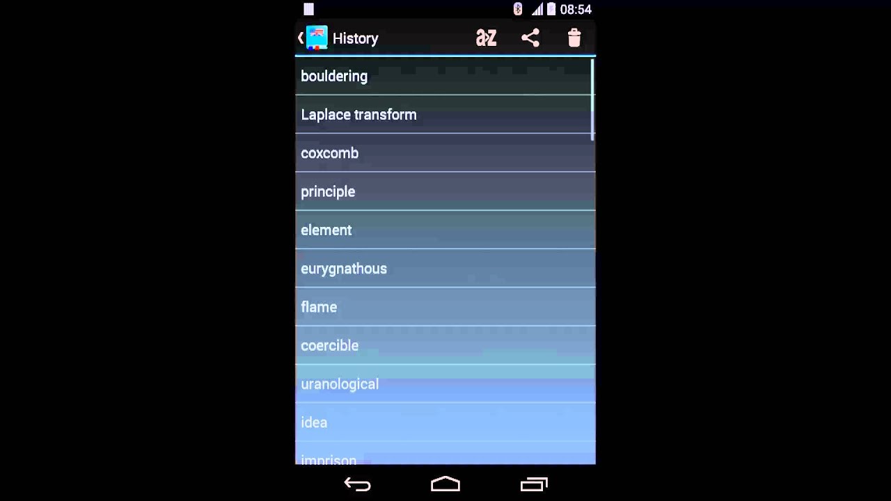 Tutorial English Dictionary (Android)