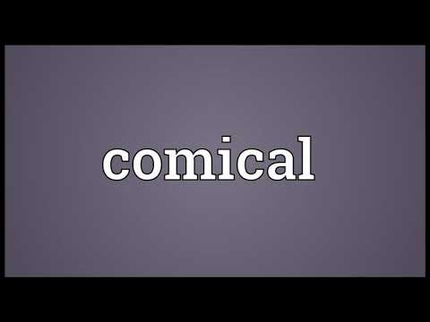 comical meaning in English