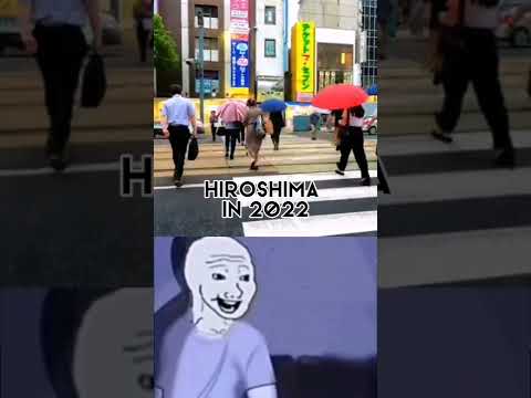 Hiroshima 2022 and 1945 #edit  #history #viral