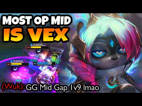 Vex is the strongest mid in the game right now. 55% Winrate. Easily 15+ Kills every game.