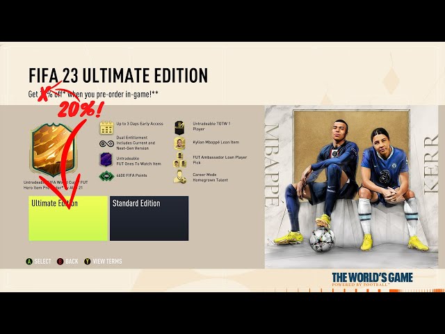 How to get maximum discount while ordering digital version of FIFA 23