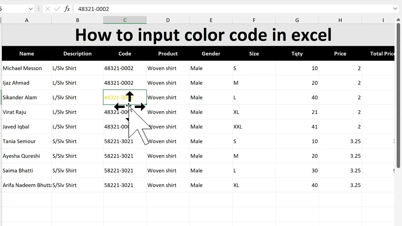 How to input color code in Excel | Use Custom RGB & Hex Codes Like a Pro