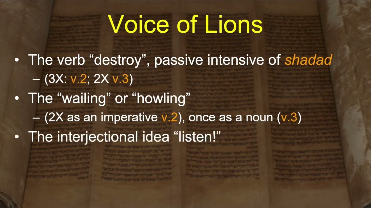 Zechariah Chapter 11 - Doctor Charles Missler