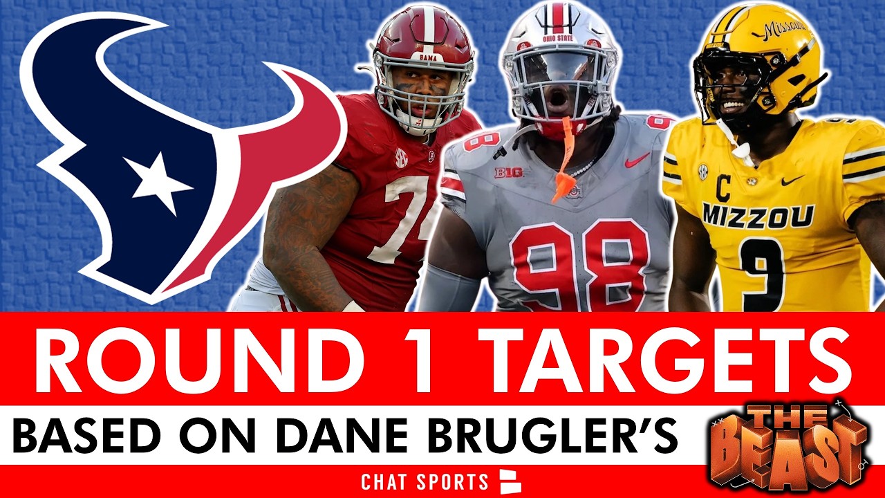 Houston Texans Draft INTEL From Dane Brugler’s 2026 NFL Draft Big Board Via THE BEAST