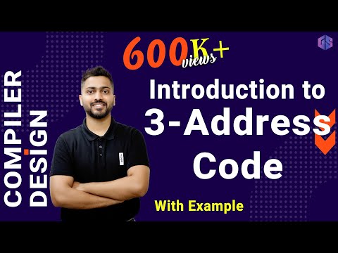 Lec-23: What is 3-Address Code in Compiler