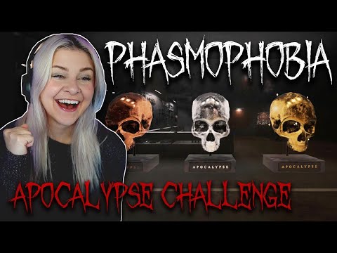 I DID IT!! My Journey with Bronze, Silver, & GOLD | Apocalypse Challenges in Phasmophobia