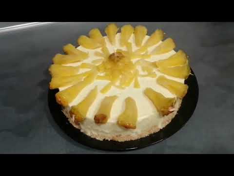 Como hacer tarta fría de piña – Cocina con Mery