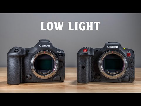 Canon R5 Mark II vs R5C (low light)