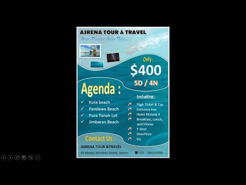 How to Make a Travel Brochure Design in a Word Document 2019
