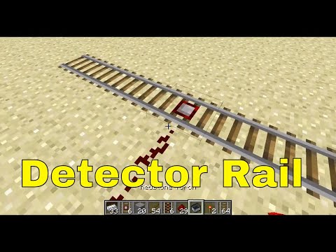 Minecraft - Crafting Detector Rails and Activator Rails