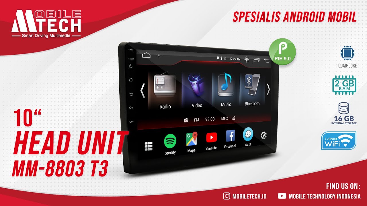 HEADUNIT MM 8803 T3 - 10 inch by MobileTech