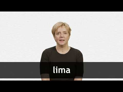English Translation of “LIMA” | Collins Spanish-English Dictionary