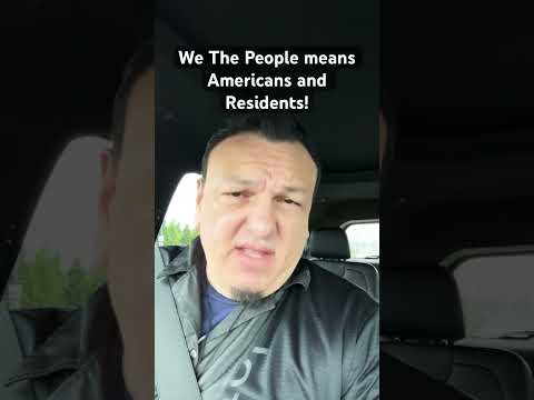 The Constitution is very clear, for the people by the people (Americans) foreigners have no say🤨